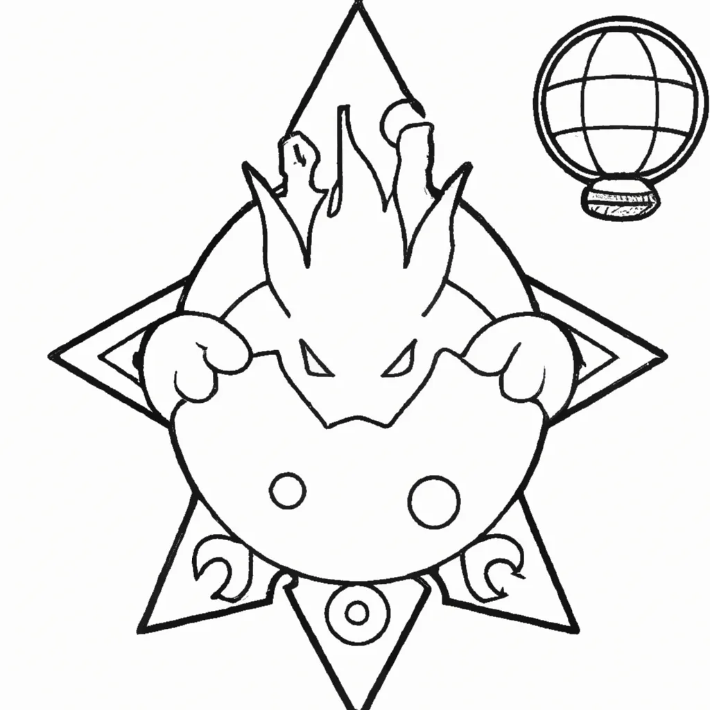 10 Desenhos de Pokémon Spiritomb para Imprimir e Colorir