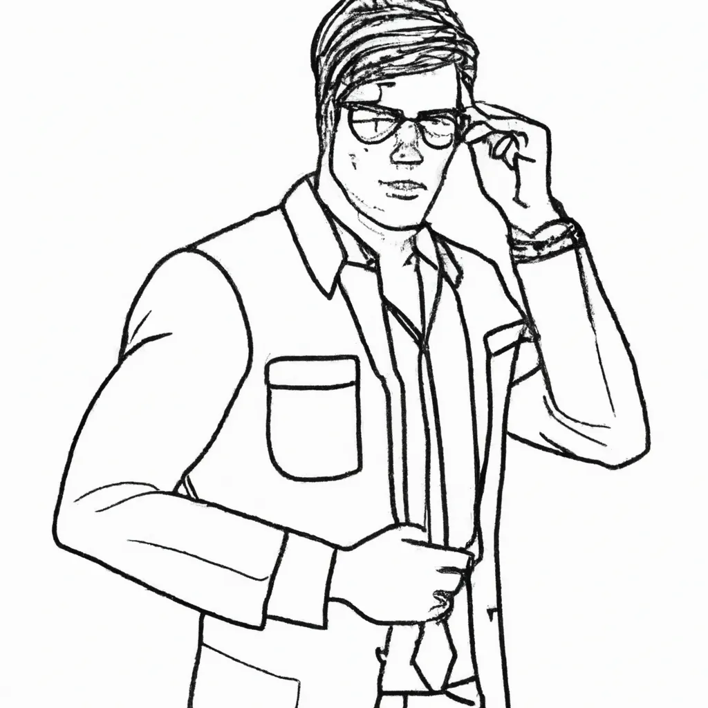 7 Desenhos de Dexter Morgan para Imprimir e Colorir