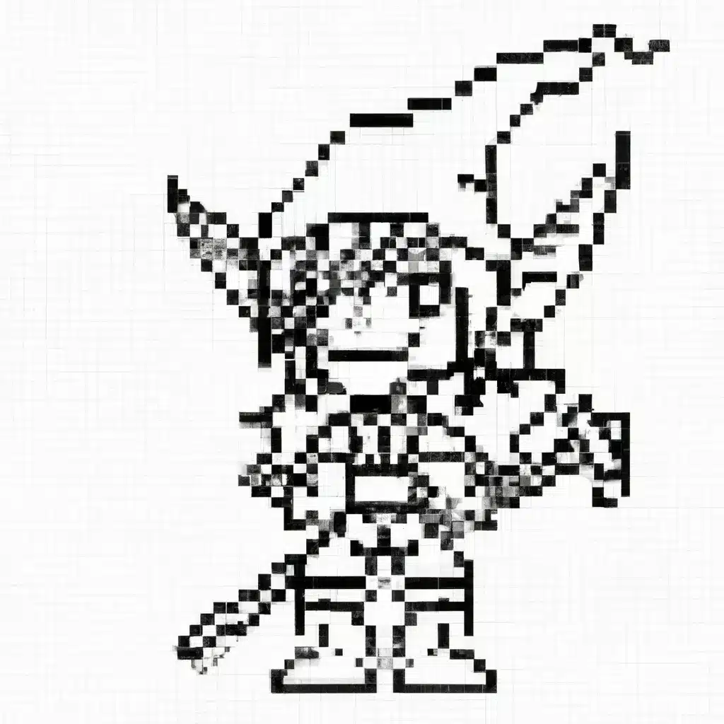 7 Desenhos de Elfos em Pixel Art para Colorir