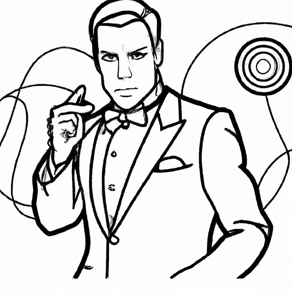 7 Desenhos de James Bond para Imprimir e Colorir