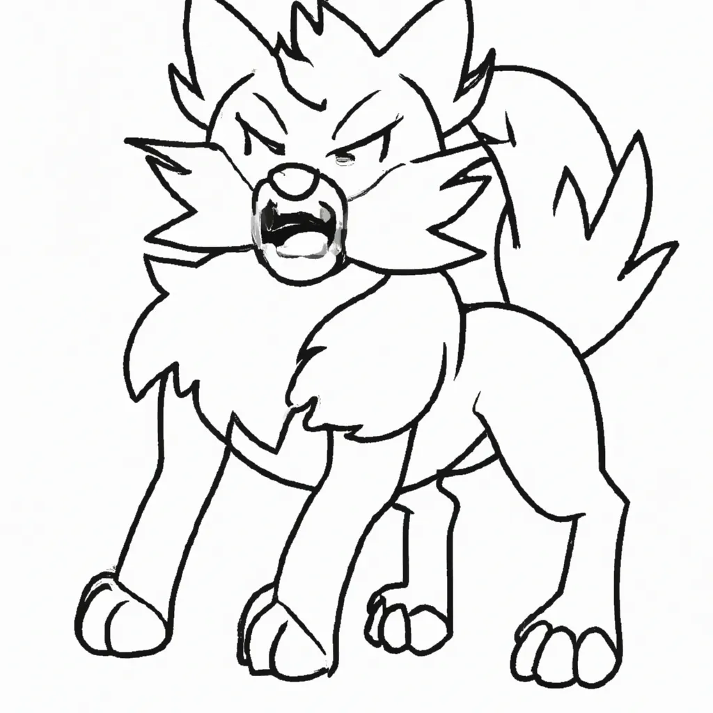 10 Desenhos de Pokémon Arcanine para Imprimir e Colorir