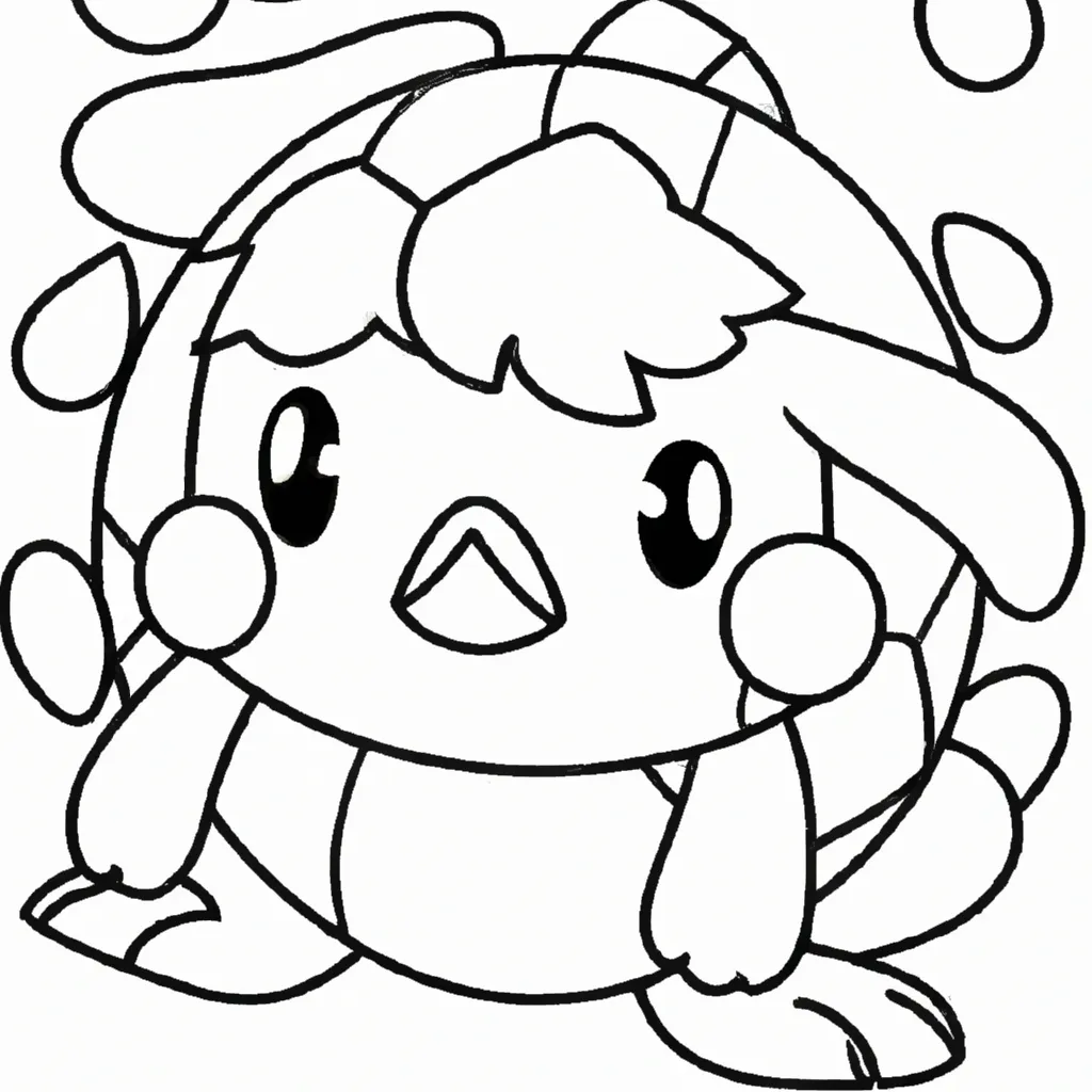 Desenhos de Pokémon Dwebble para Imprimir e Colorir