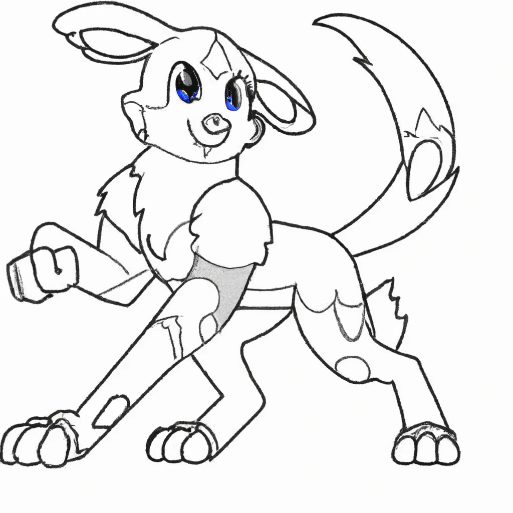 Desenhos de Pokémon Houndour para Imprimir e Colorir