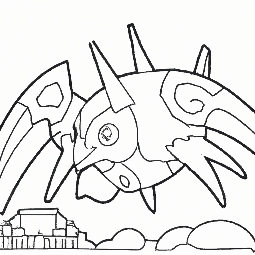 Primal Kyogre Pokemon Coloring Pages