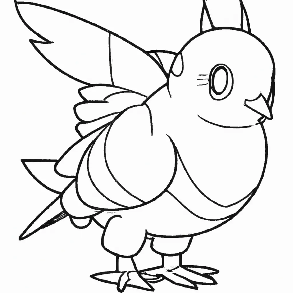 Aprenda a Desenhar Pidove: 7 Modelos para Imprimir e Colorir