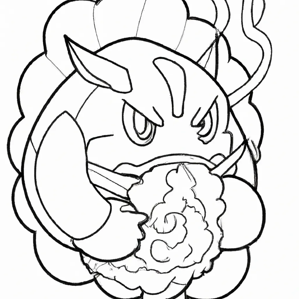 Desenhos de Pokémon Weezing para Imprimir e Colorir