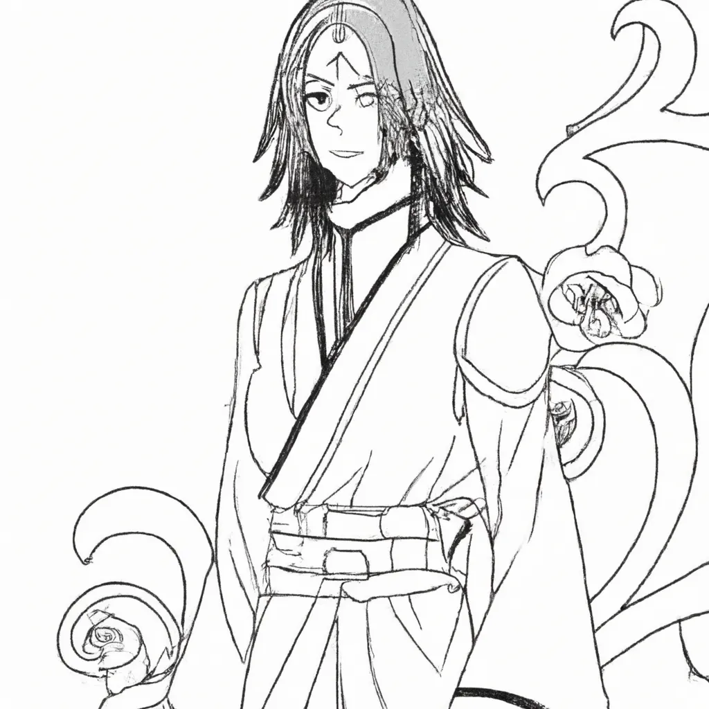 10 Desenhos de Rukia Kuchiki para Imprimir e Colorir