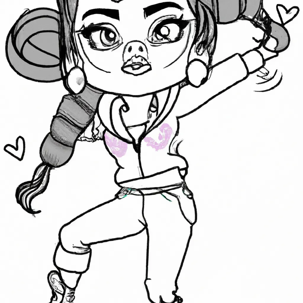 10 Desenhos de Vanellope Von Schweetz para Imprimir e Colorir