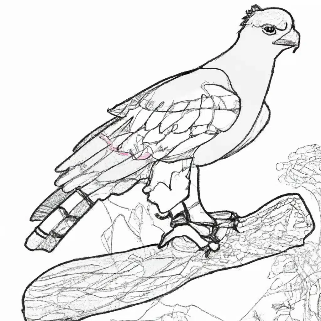 Harpia Brasileira: Desenhos para Imprimir e Colorir