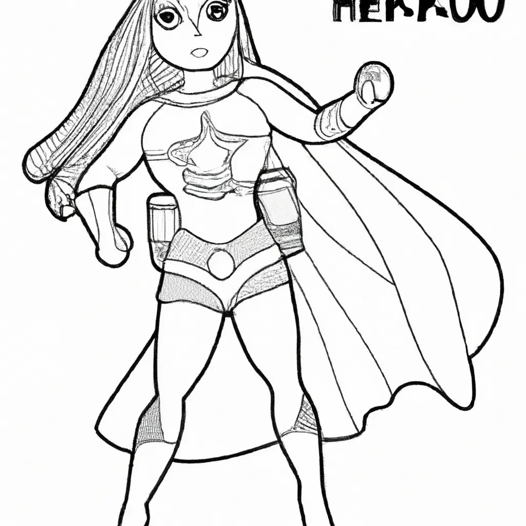 As Incríveis Heroínas para Imprimir e Colorir