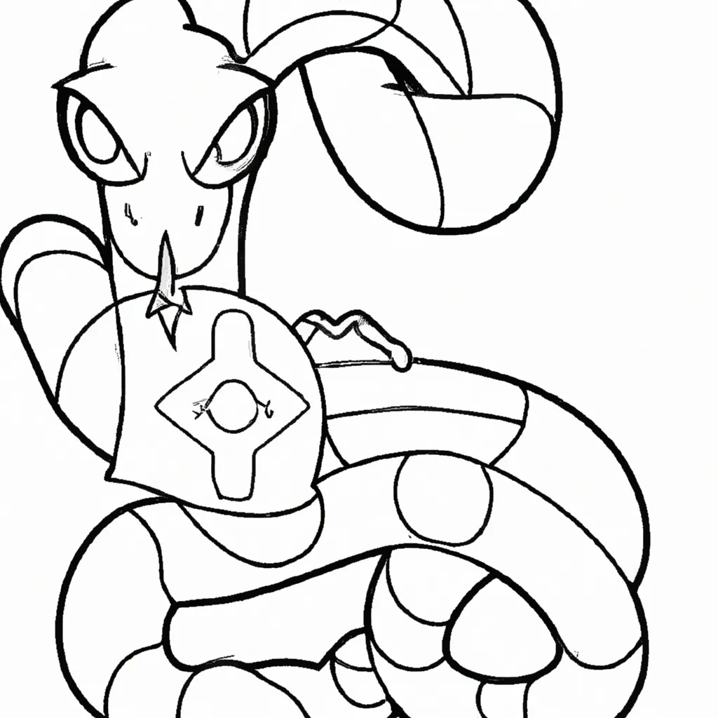 Desenhos Incríveis de Pokémon Arbok para Imprimir e Colorir