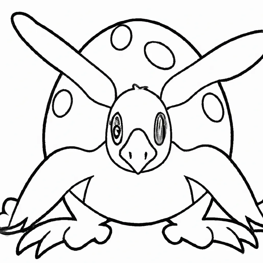 10 Desenhos de Doduo Pokémon para Imprimir e Colorir