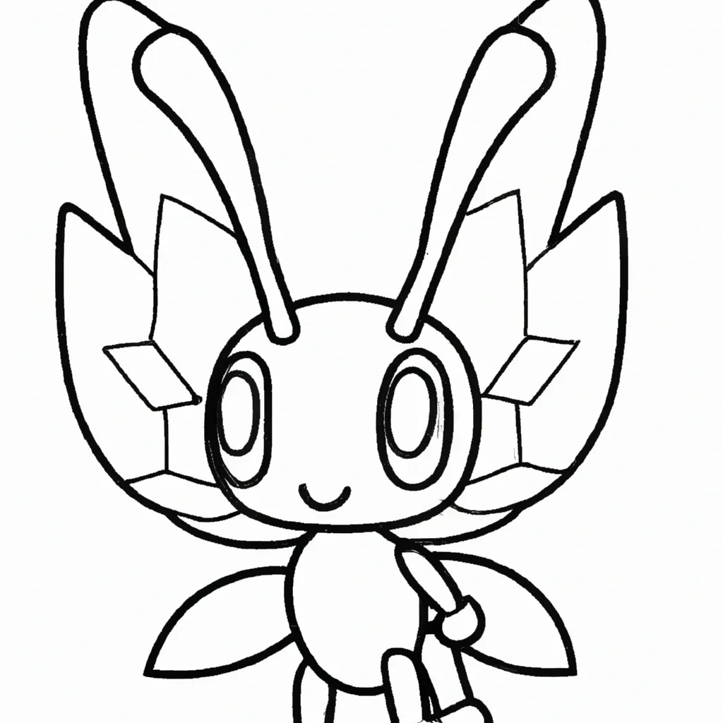 10 Desenhos de Pokémon Inseto para Imprimir e Colorir