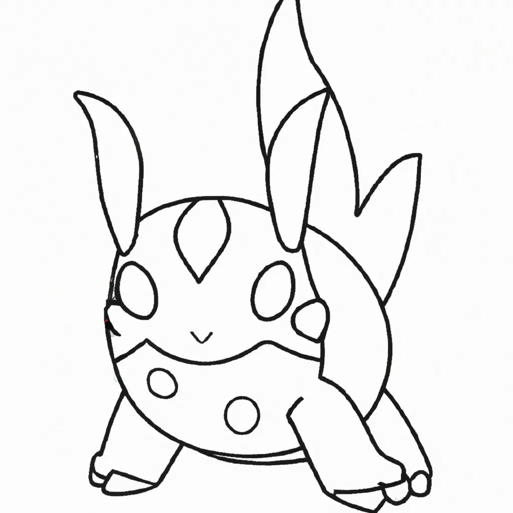 Pokémon Larvitar: Desenhos para Imprimir e Colorir