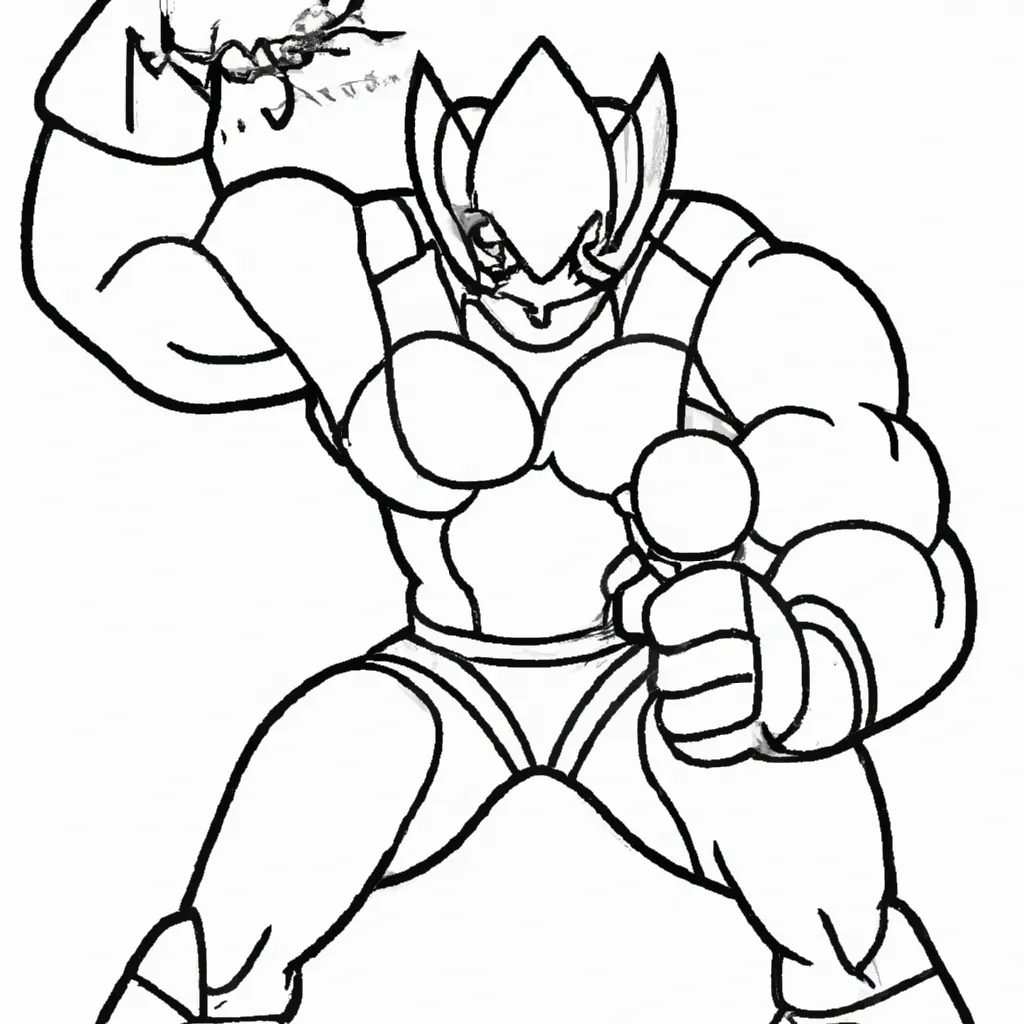 7 Desenhos de Pokémon Machamp para Imprimir e Colorir