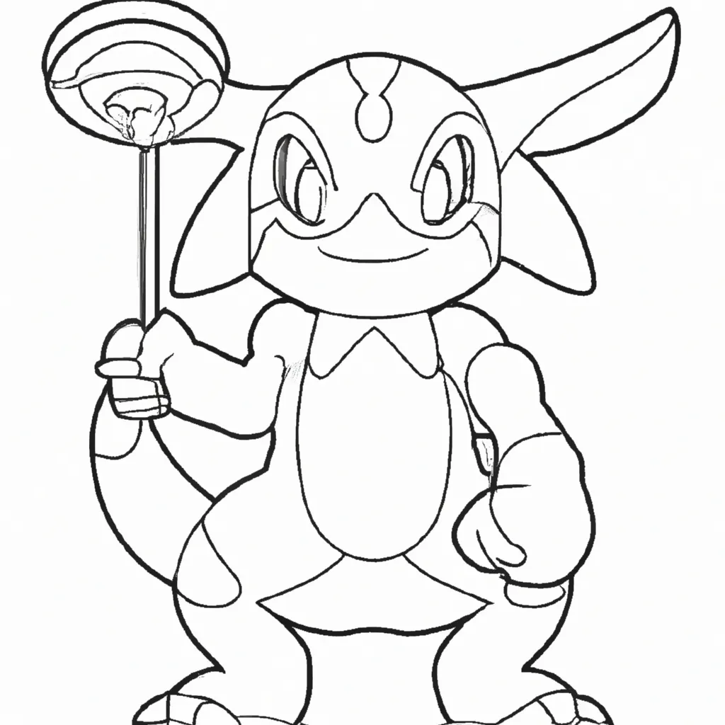 Desenhar o Pokémon Machop: 7 Passos Simples para Imprimir e Colorir