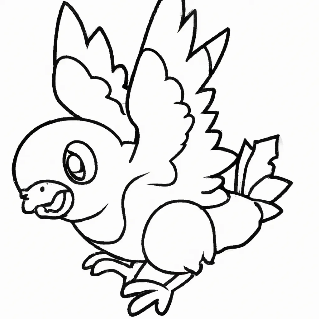 5 Desenhos Incríveis de Pokémon Pidgey para Imprimir e Colorir