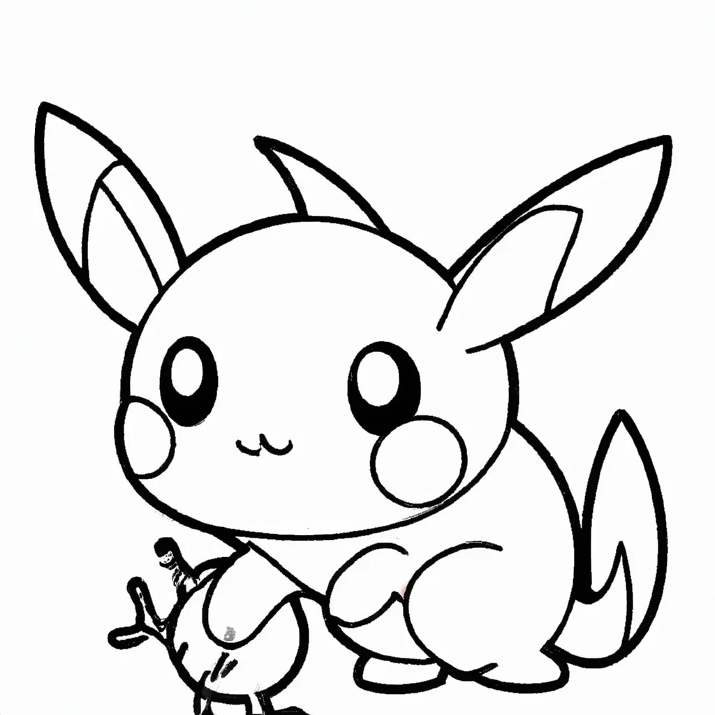 Desenhos de Pokémon Pincurchin para Imprimir e Colorir
