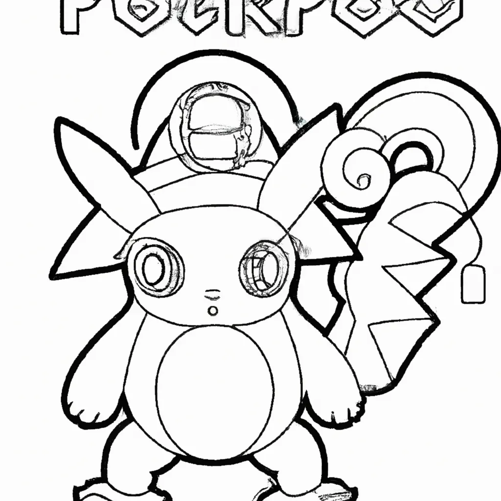 Desenhos de Pokémon Psíquico para Imprimir e Colorir