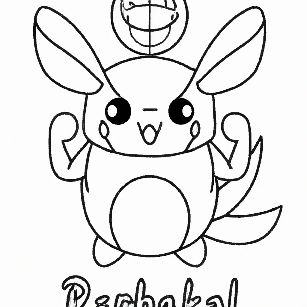 10 Desenhos de Pokémon Raticate para Imprimir e Colorir