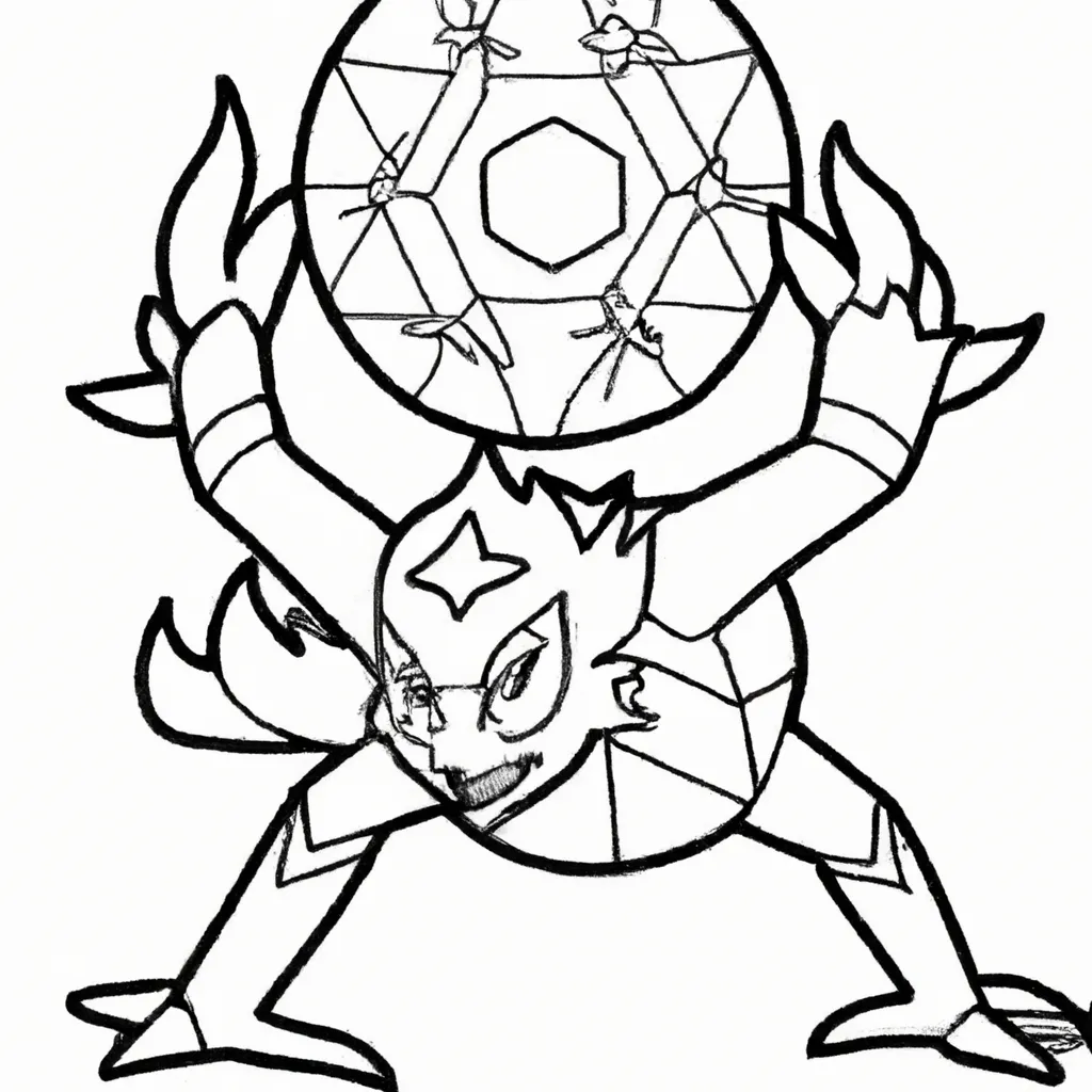 10 Desenhos de Pokémon Solrock para Imprimir e Colorir