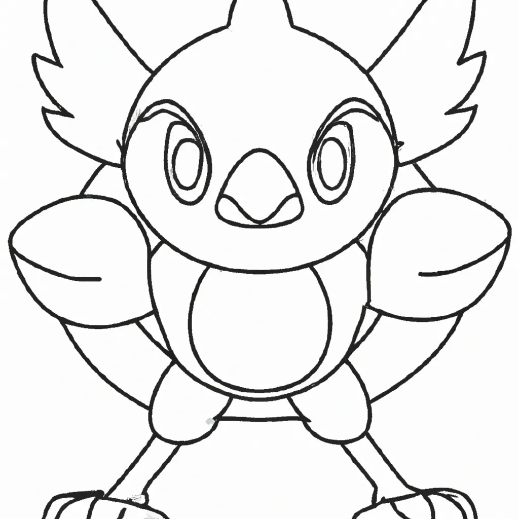 Desenhos de Pokémon Tailow para Imprimir e Colorir