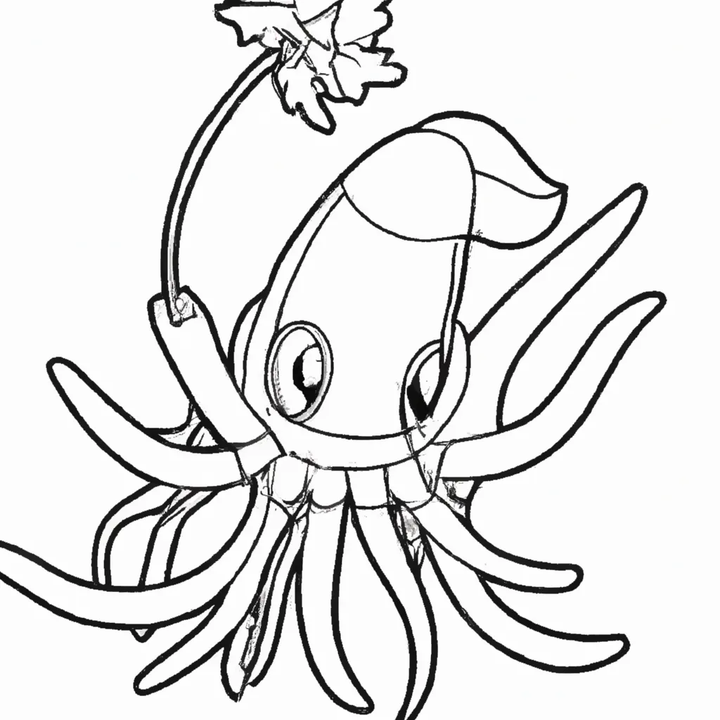 Desenhar Tentacool: 7 Modelos para Imprimir e Colorir