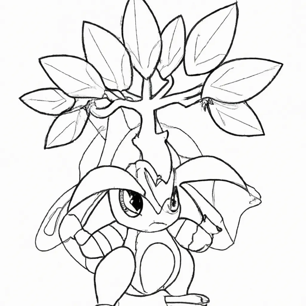 10 Desenhos de Pokémon Victreebel para Imprimir e Colorir