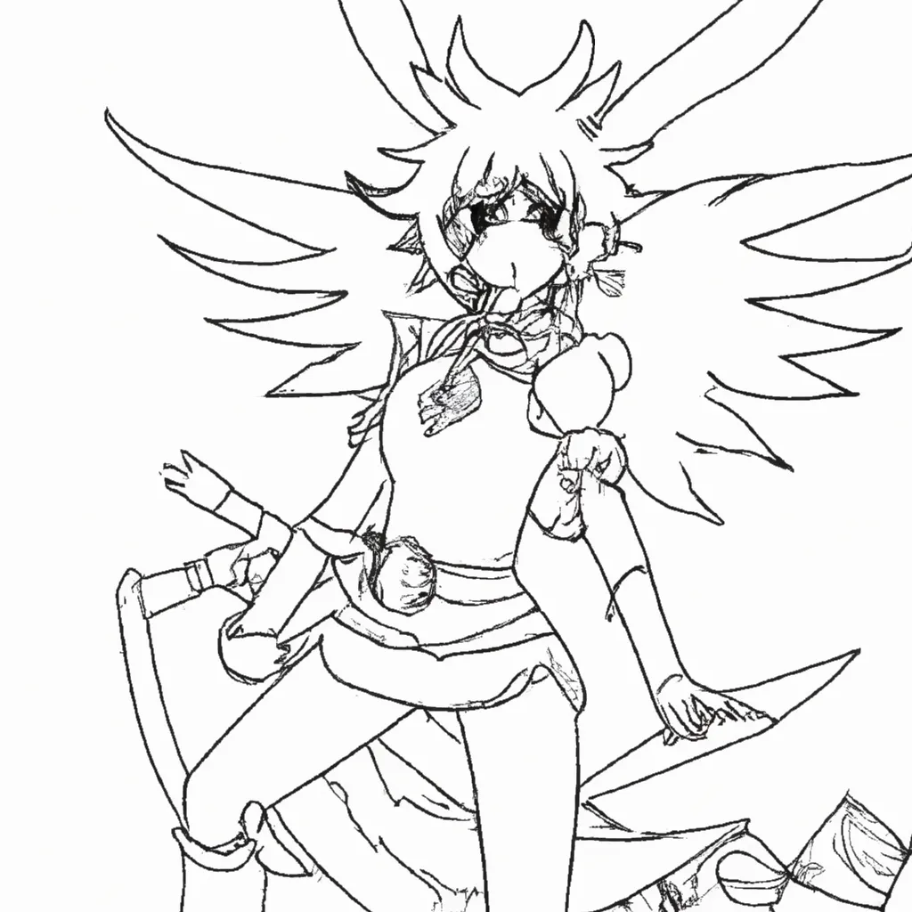10 Desenhos de Ryuko Matoi para Imprimir e Colorir