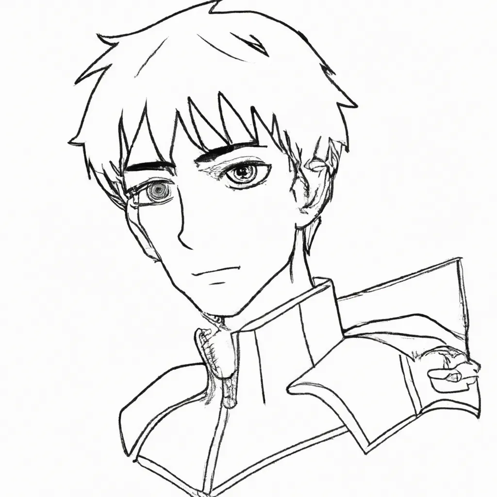 10 Desenhos de Shinji Ikari para Imprimir e Colorir