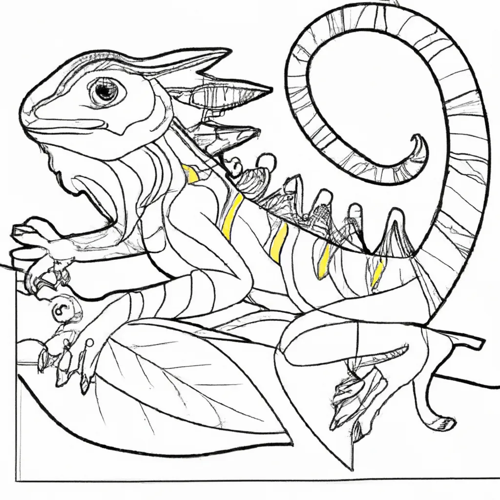 7 Desenhos de Basilisco para Imprimir e Colorir