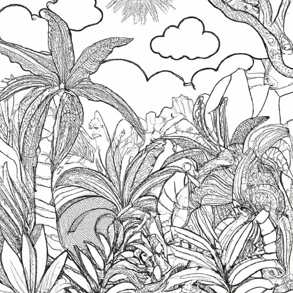 Desenhos Incríveis do Clima Subtropical para Colorir!