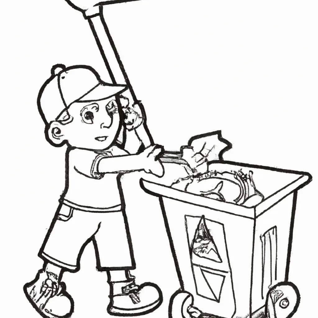 10 Desenhos de Entregador para Imprimir e Colorir