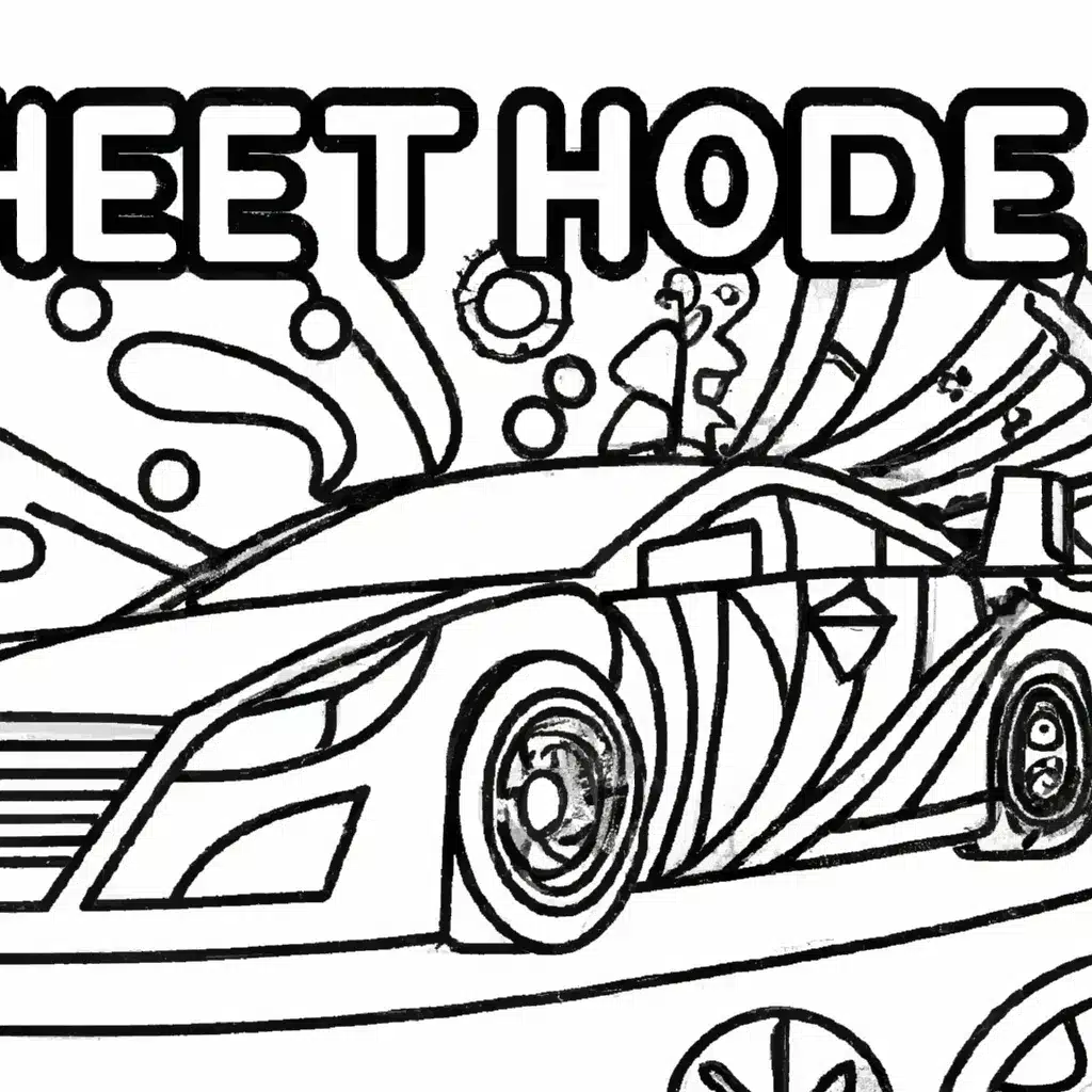 10 Desenhos de Need for Speed Heat para Imprimir e Colorir