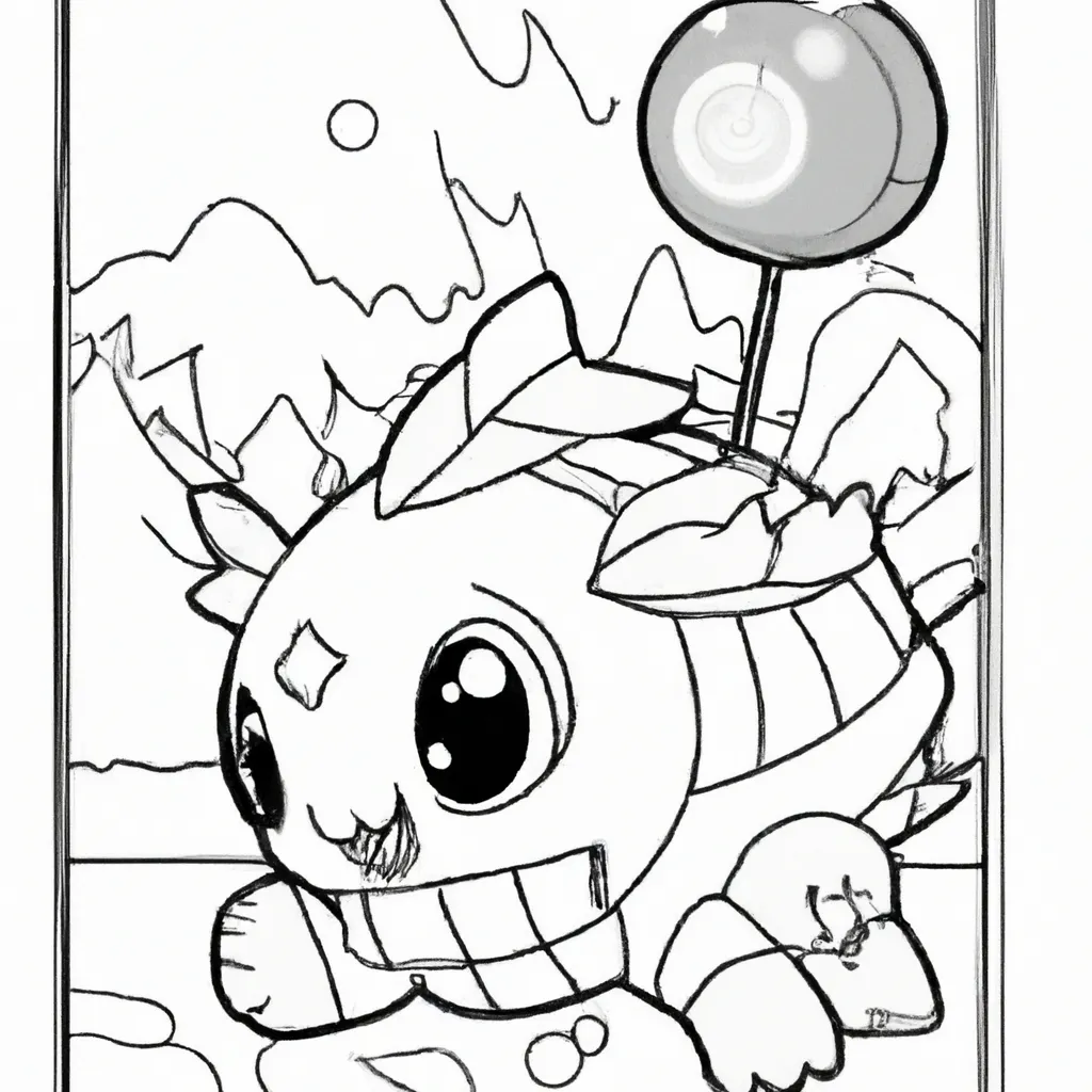 10 Desenhos de Pokémon Abomasnow para Imprimir e Colorir