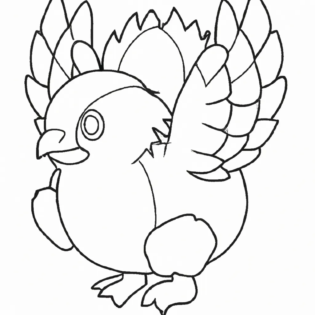 10 Desenhos de Doduo Pokémon para Imprimir e Colorir