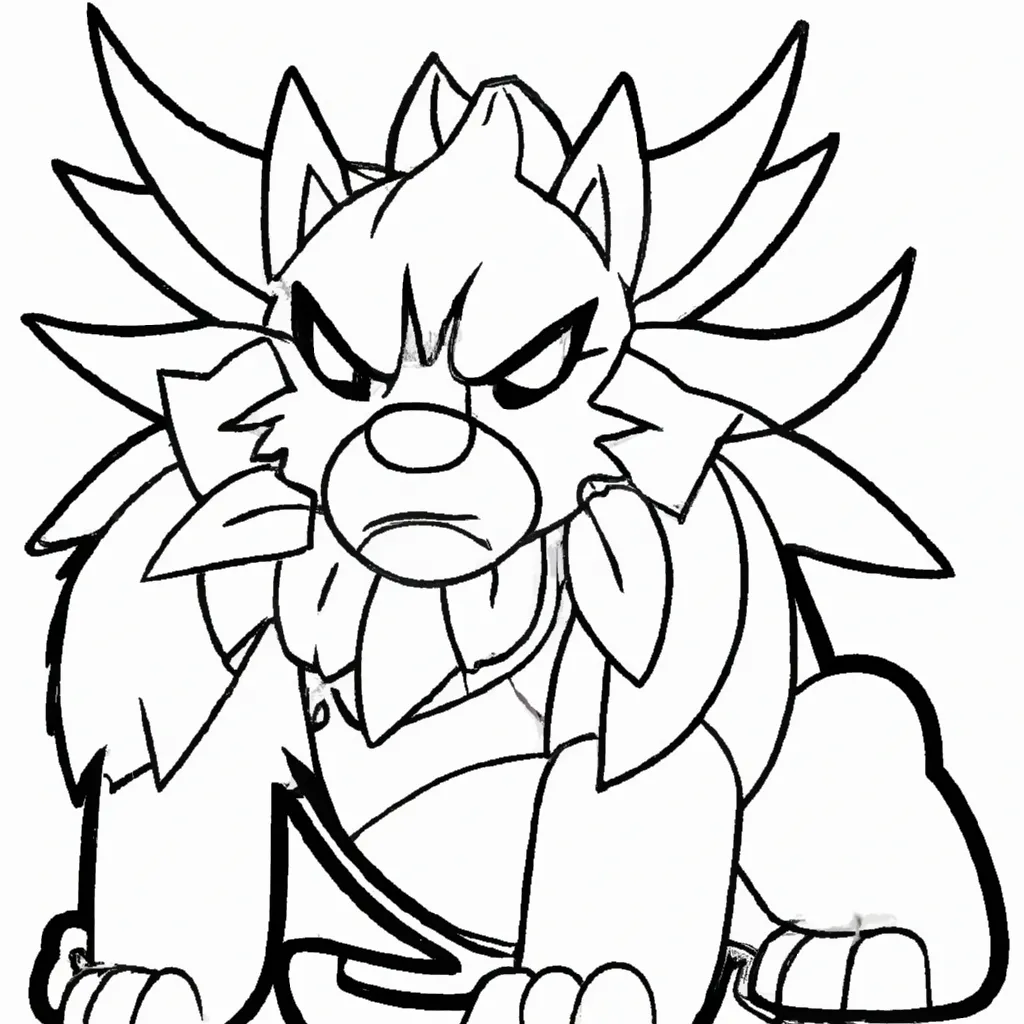 10 Desenhos de Pokémon Emboar para Imprimir e Colorir