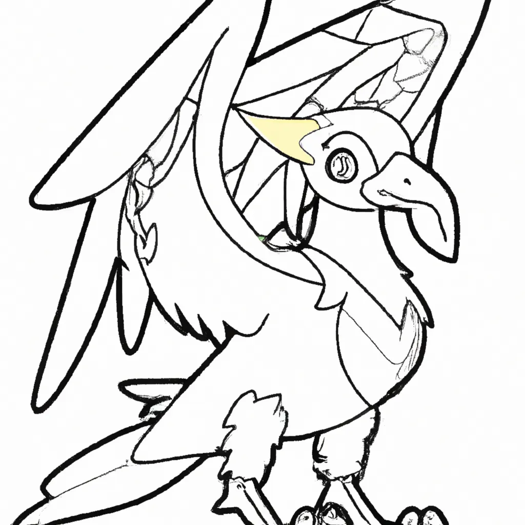 10 Desenhos de Pokémon Fearow para Imprimir e Colorir