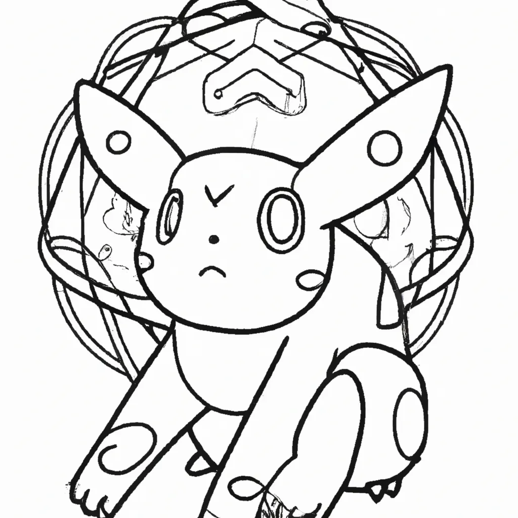 10 Desenhos de Pokémon Hipno para Imprimir e Colorir