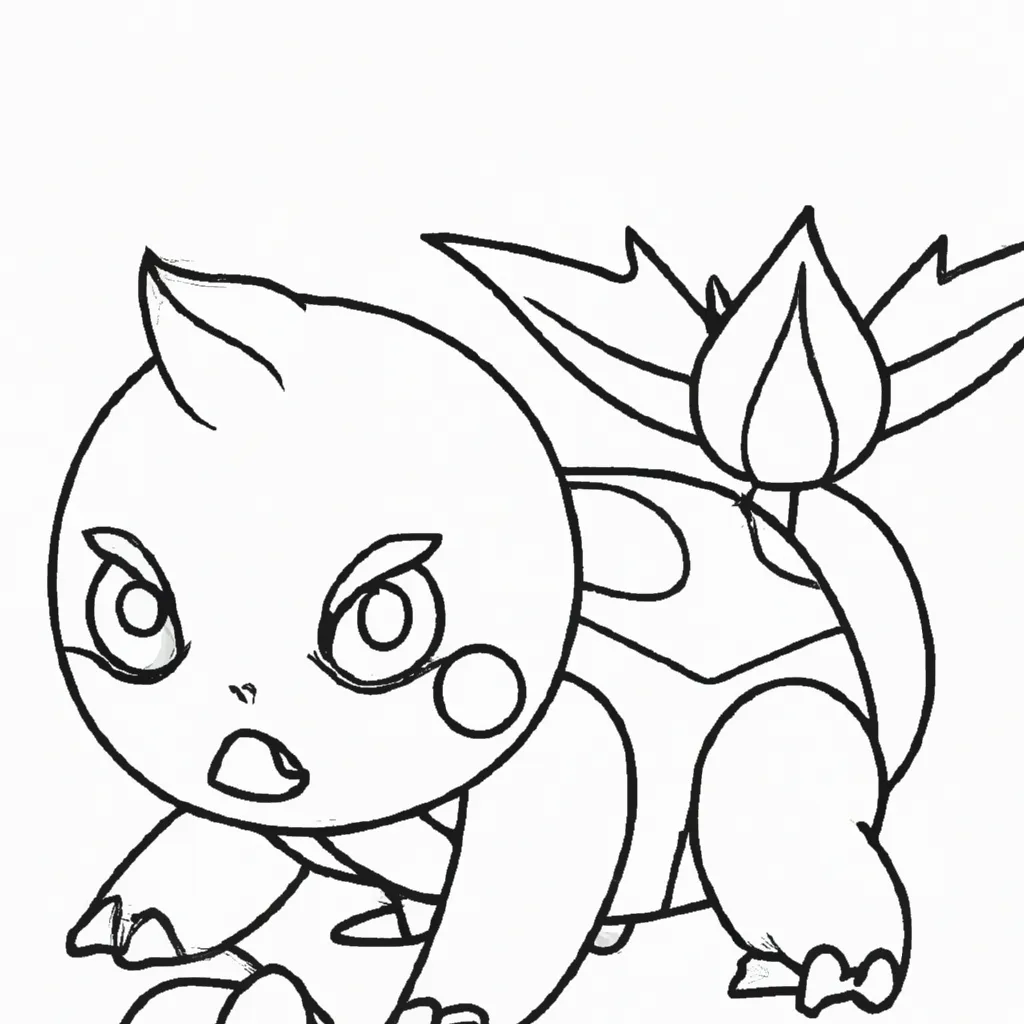 Pokémon Larvitar: Desenhos para Imprimir e Colorir