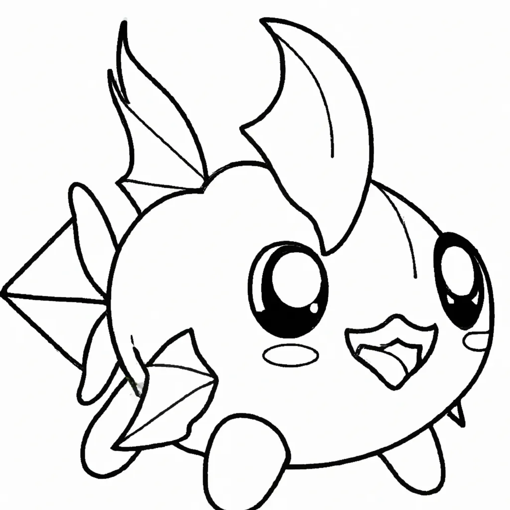 Desenhos de Pokémon Qwilfish para Imprimir e Colorir