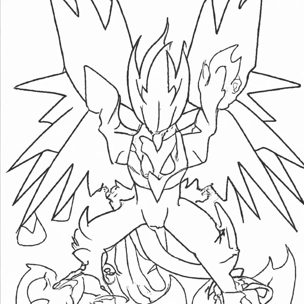 Desenhos De Pokemon Reshiram Para Colorir