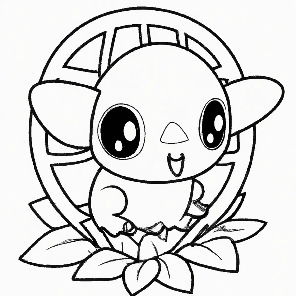 Desenhos de Pokémon Seedot para Imprimir e Colorir