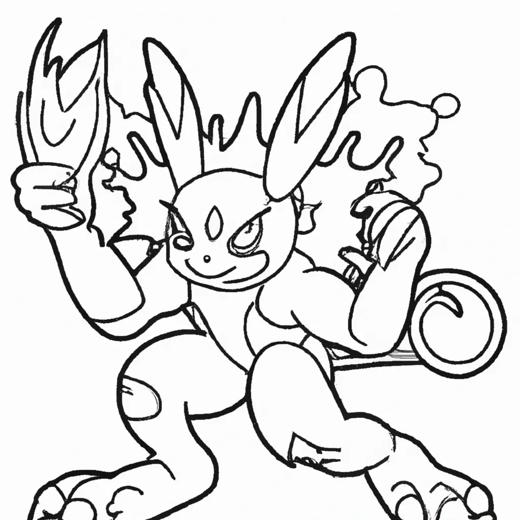 Desenhos de Pokémon Swampert para Imprimir e Colorir