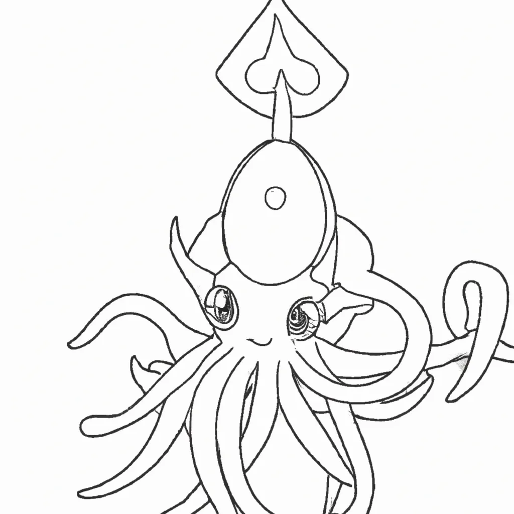 Desenhar Tentacool: 7 Modelos para Imprimir e Colorir