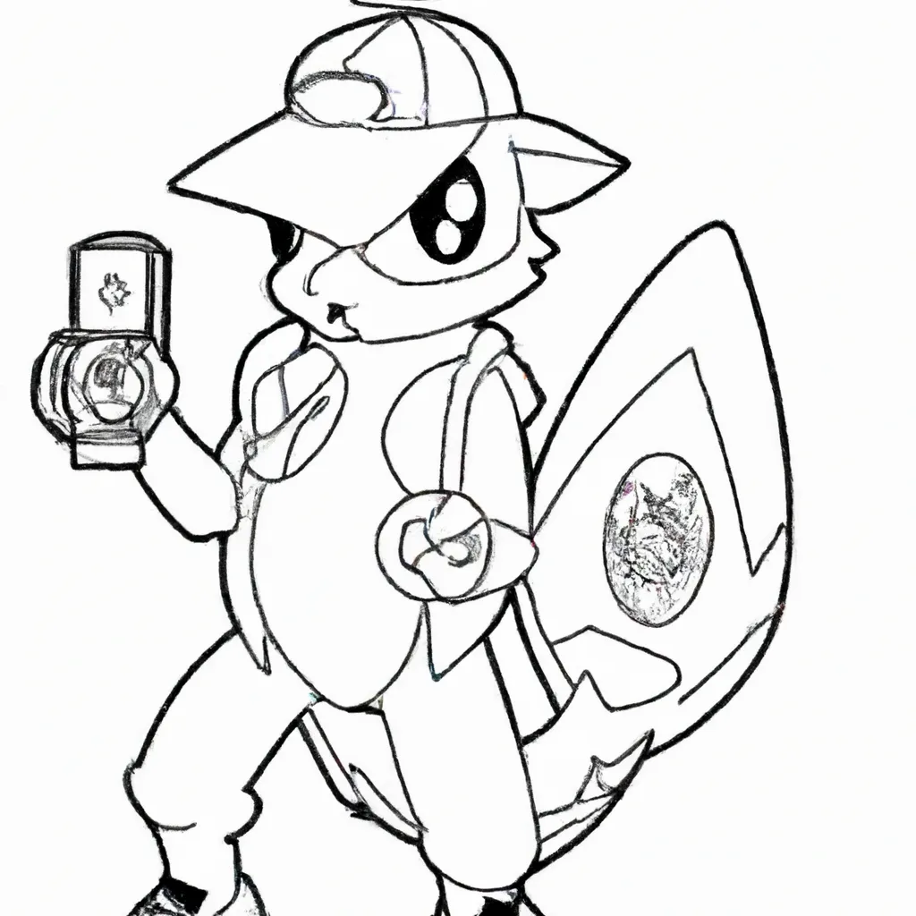 10 Desenhos de Pokémon Watchog para Imprimir e Colorir