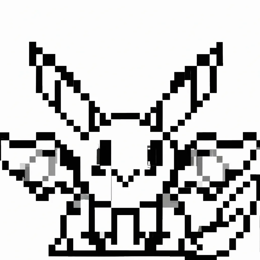 10 Desenhos de Pokémon em Pixel Art para Imprimir e Colorir