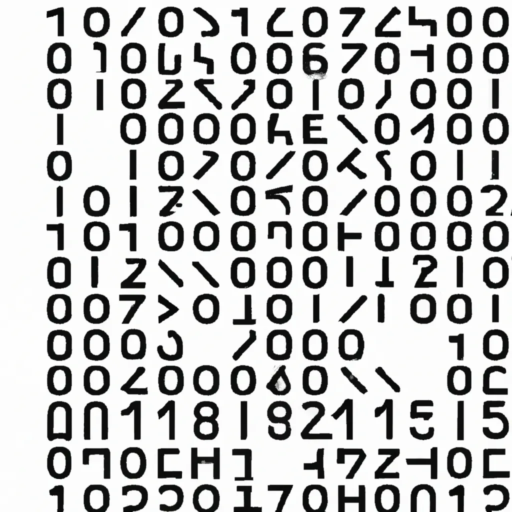 Código Binário com 10 Desenhos para Imprimir e Colorir