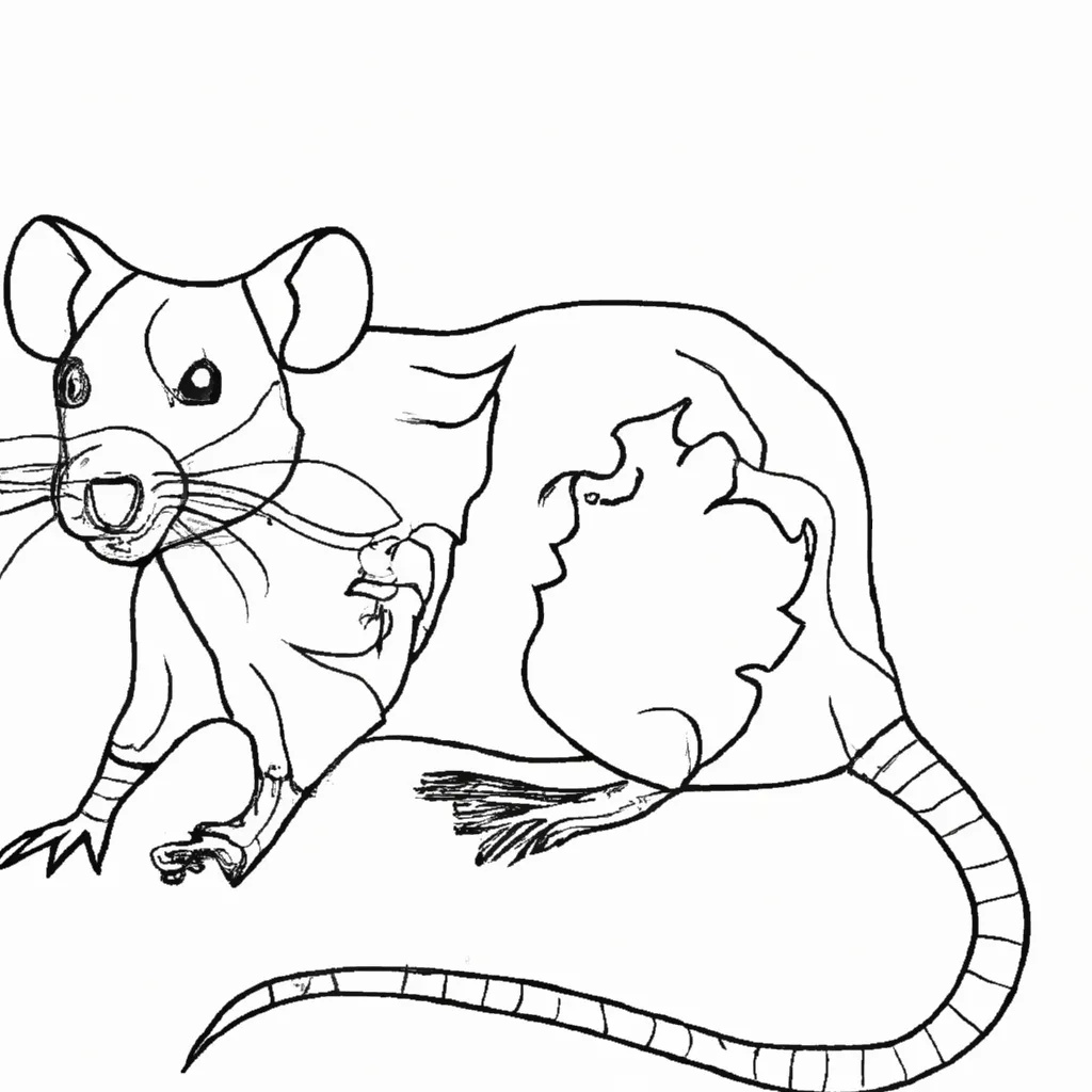 10 Incríveis Desenhos de Ratazanas para Imprimir e Colorir!