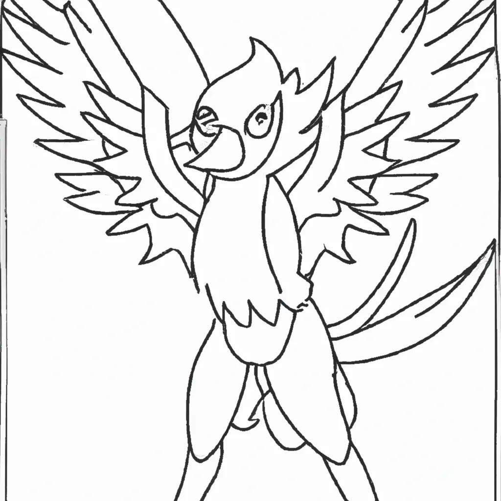 10 Desenhos de Pokémon Fearow para Imprimir e Colorir